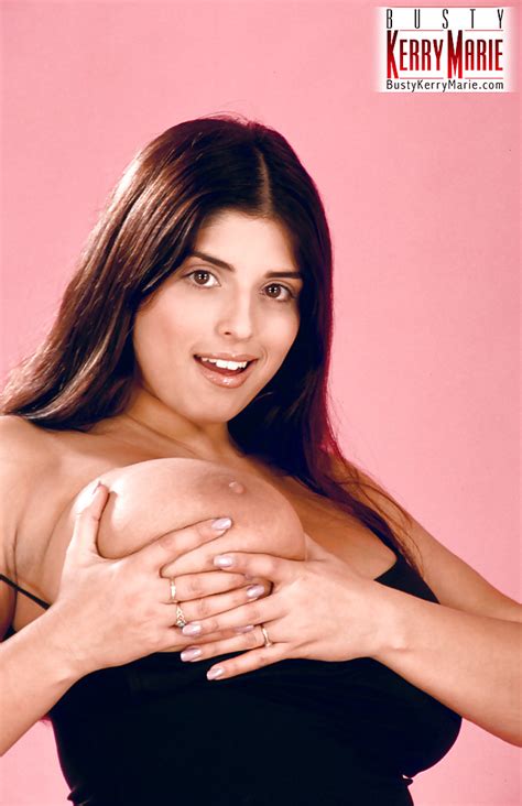 Chubby Brunette Milf Kerry Marie Flaunts Massive All Natural Pornstar