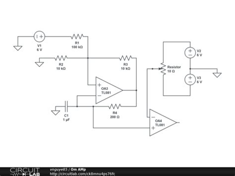 Om Amp Circuitlab