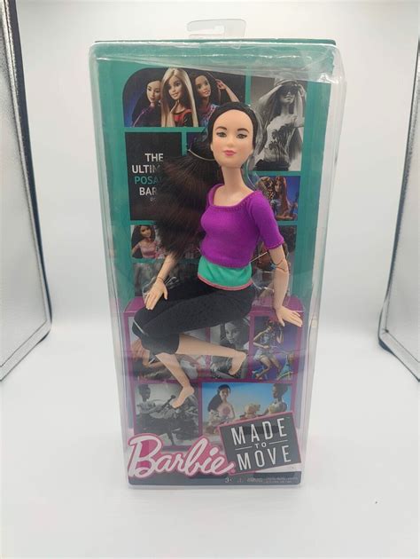 Barbie Made To Move 11 Doll 22 Flexible Joints Creative Pose Asian