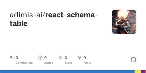 Github Adimis Ai React Schema Table