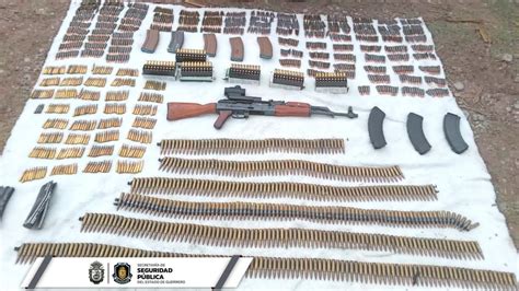 Decomisan Armas Y Vehículos Durante Operativo En Chichihualco Guerrero