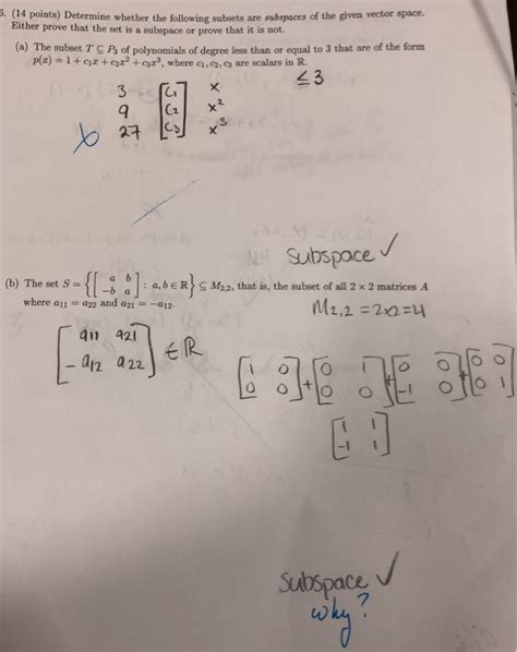 Solved 3 14 Points Determine Whether The Following