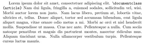 Formatting How To Display Inline Latex Commands Properly Tex