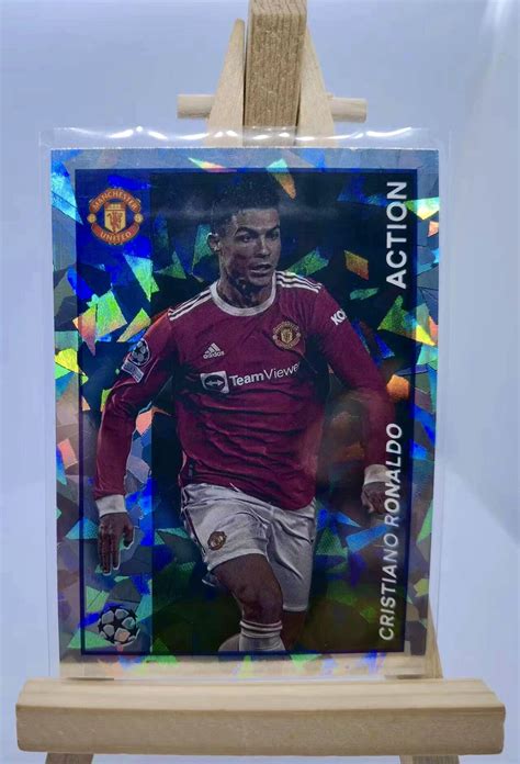 2021 22 Topps Merlin Cristiano Ronaldo 欧冠 梅林97 绝代双骄 球王 C罗 罗纳尔多 白碎冰 投资必备