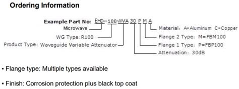 Waveguide Variable Attenuator Waveguide Attenuator Series Eectech
