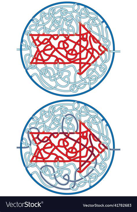 Arrow Maze Royalty Free Vector Image VectorStock