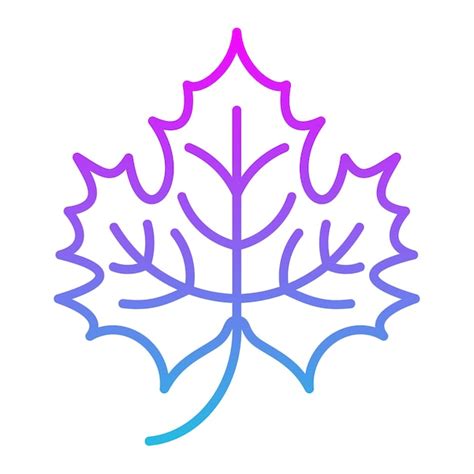 Premium Vector Maple Leaf Icon