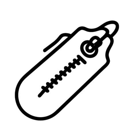 Premium Vector Zip Icon Outline