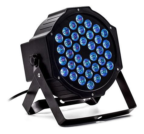 Canhão Refletor 36 Led Rgb Dmx Jogo Luz Iluminacao Dj Bivolt Frete grátis