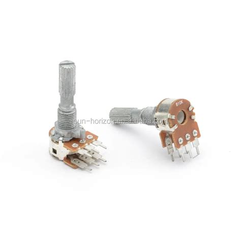 Double Dual Rotary Potentiometer Terminal 6 Pin Potentiometer 16mm