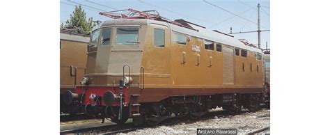 RIVAROSSI 2873 Locomotiva Elettrica E 424 Delle FS Livrea Castano