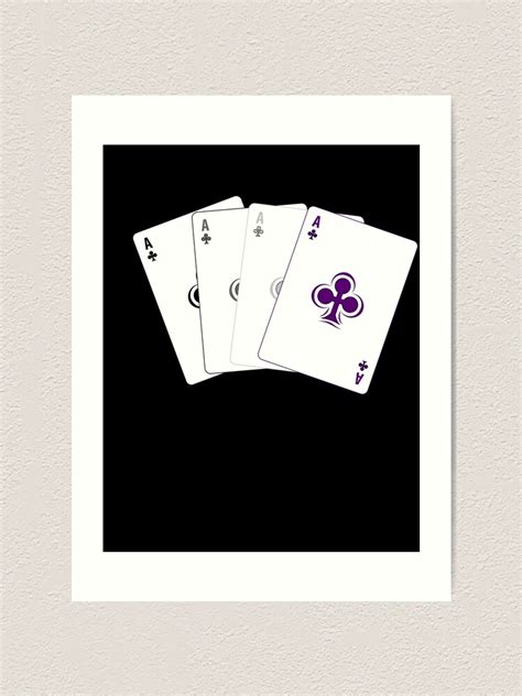 Lgbt Ace Pride Month T Ace Cards Asexual Art Print For Sale By