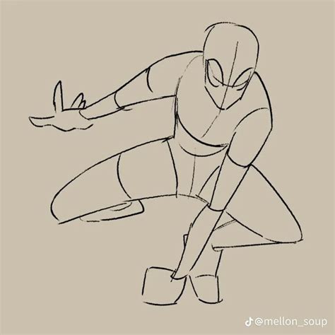 Pin By ̣̣̣̣̣ͯ┄•͙ ⃝•͙┄ ͯ•͙͙ ⃝•͙͙ ͯ┄•͙ On Позы Drawing Reference Poses Spiderman Drawing