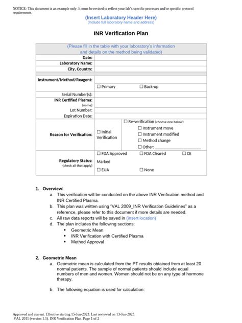 Val 2011 Inr Verification Plan Pdf Verification And Validation