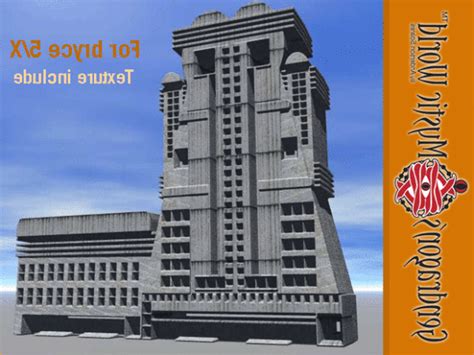 Tech Building Free 3d Model Blend Open3dmodel