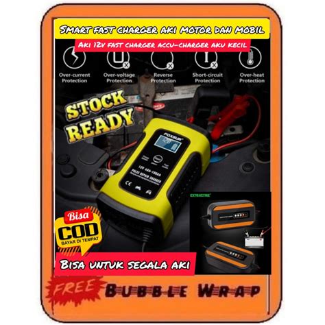 Jual Charger Aki Motor Mobil Smart Fast Charger 12V 6A Smart Fast