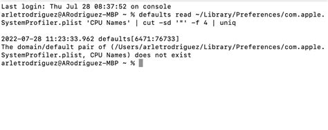 How To Find Out Model Year With Terminal Macrumors Forums