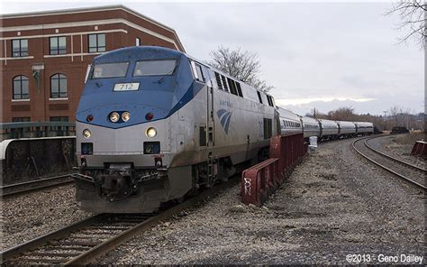 Shortly After Arriving In Schenectady On Friday Amtrak Empire Service