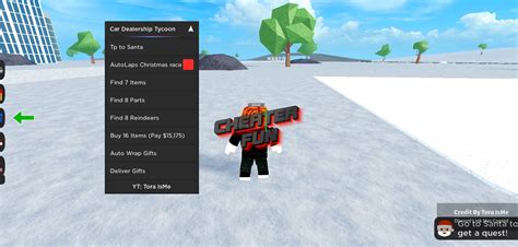Car Dealership Tycoon Roblox Script TP To Santa AutoLaps