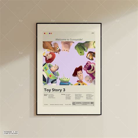Poster Toy Story 3 Poster Lee Unkrich Minimalist Movie Poster