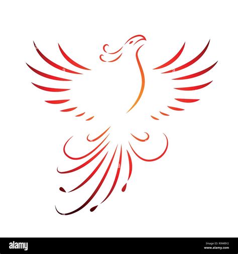 Simple Phoenix Drawings