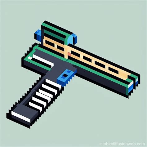 Keyboard Looking Like A Gun Stable Diffusion Online