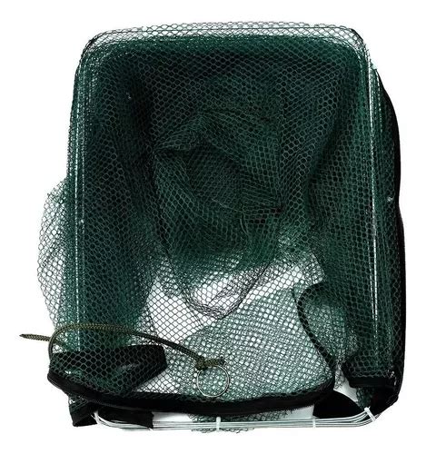 6 Furos Rede De Pesca Automática Camarão Gaiola De Nylon Dob