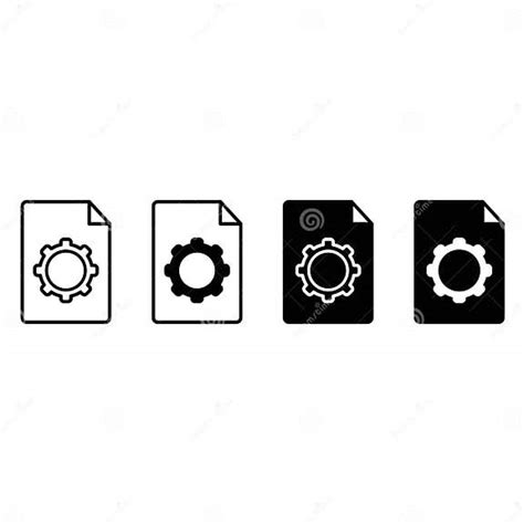 Setup Icon Vector Set Settings Illustration Sign Collection Customization Symbol Stock Vector