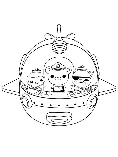 Octonauts 8 Coloring Page