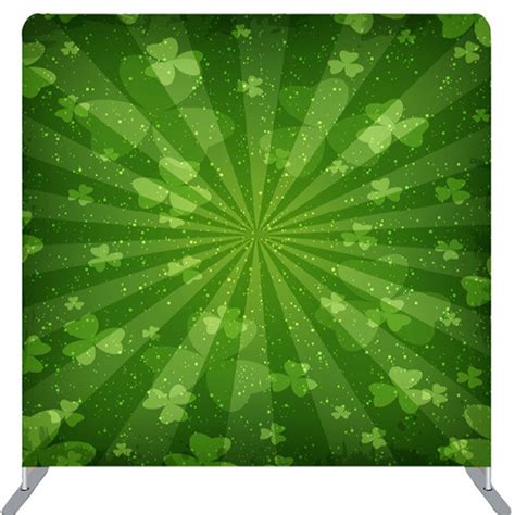Lucky Clover Green Bokeh St Patricks Day Backdrop Lofaris Gfx