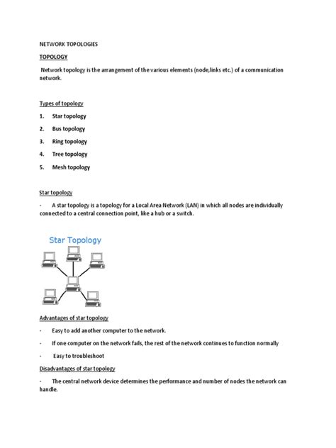 Network Topologies Ii Puc Cs Pdf Network Topology Computer Network