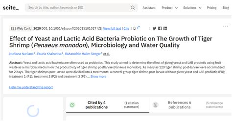 Effect Of Yeast And Lactic Acid Bacteria Probiotic On The Growth Of