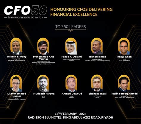 Cfo Leadership Summit On Linkedin Cfo50 Cfo Saudi
