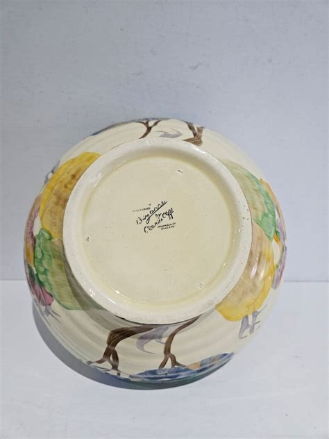 Clarice Cliff Bizarre Viscaria Lynton Shape 24 Cm Fruit Salad Etsy