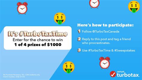 Intuit TurboTax Canada On Twitter It S TurboTaxTime The Clocks Ticking And This Is Your