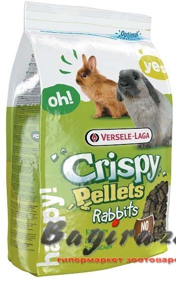 Купить Корм для кроликов гранулированный Versele-Laga Crispy Pellets ...