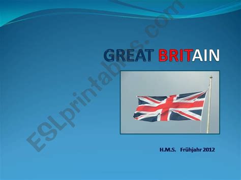 ESL English PowerPoints Great Britain