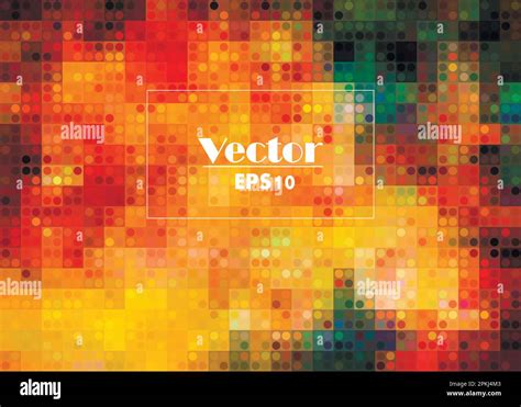 Seamless Random Squares Mosaic Tiles Pixelated Pixels Colorful