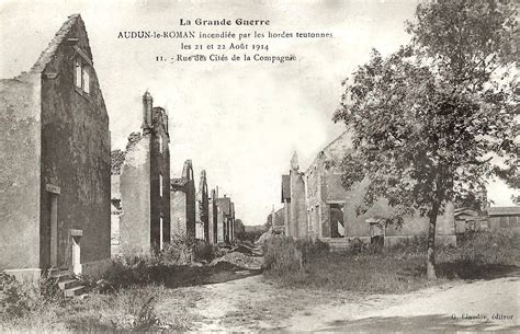 Audun Le Roman Carte Postale Ancienne Et Vue D Hier Et Aujourd Hui