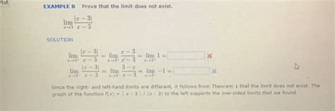 Solved Prove That The Limit Does Not Exist Lim X 3x