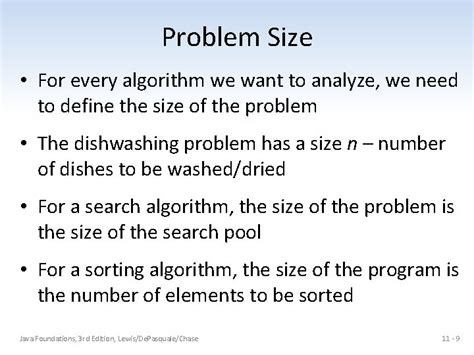 chapter 11 analysis of algorithms chapter scope efficiency