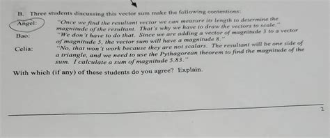 Solved 2 Adding Vectors We Begin This Lab By Considering Chegg
