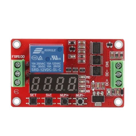 Available12V DC Multifunction Auto Lock Relay PLC Cycle Timer Time