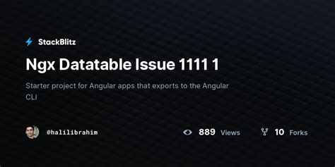 Ngx Datatable Issue 1111 1 StackBlitz