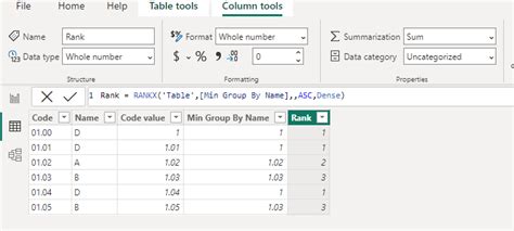 solved rank column based on other text column microsoft fabric community