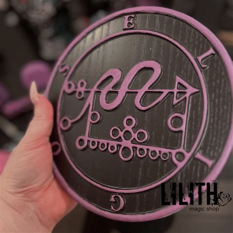 Duke Abigor Eligos Eligor Wooden Altar Pentacle For Casting Black Magick Spells Ars Goetia