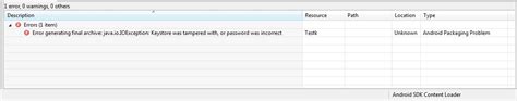 Android รัน Emulater ไม่ได้ มันฟ้อง Error Ioexception Keystore ค่ะ Java