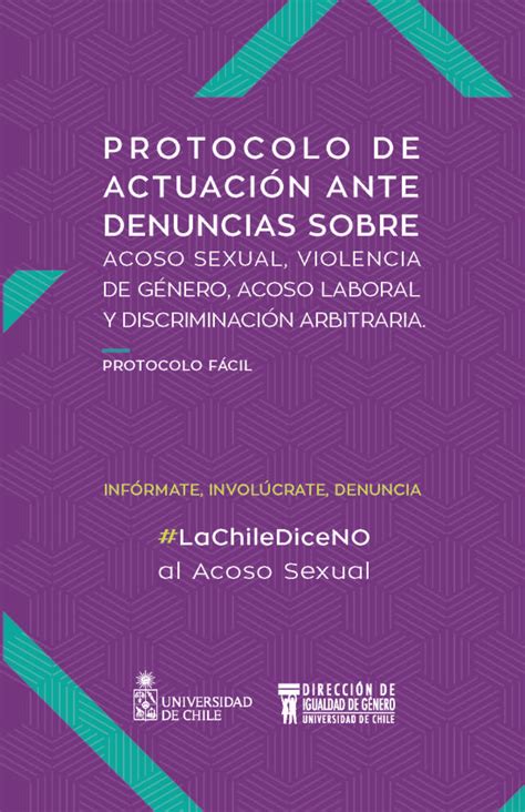 Protocolo De Actuación Ante Denuncias Sobre Acoso Sexual Violencia De