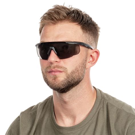 Wiley X Saber Advanced Tactical Glasses Set 2in1 Smoke Greyclear