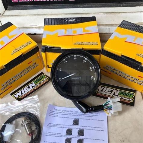 Jual Promo Spedo Babon Bulat Digital Sett Socket Dan Sensor Kecepatan